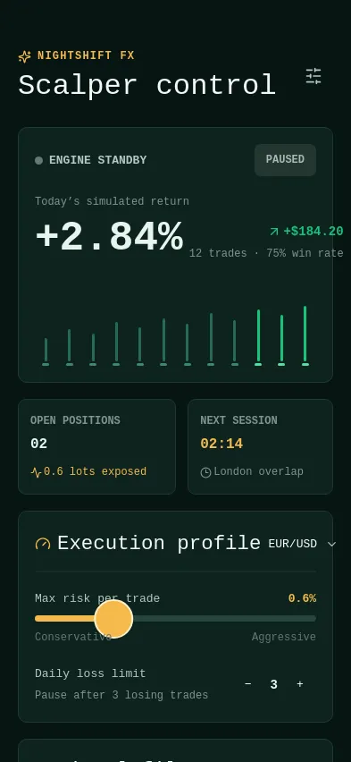 FX Scalper Bot App