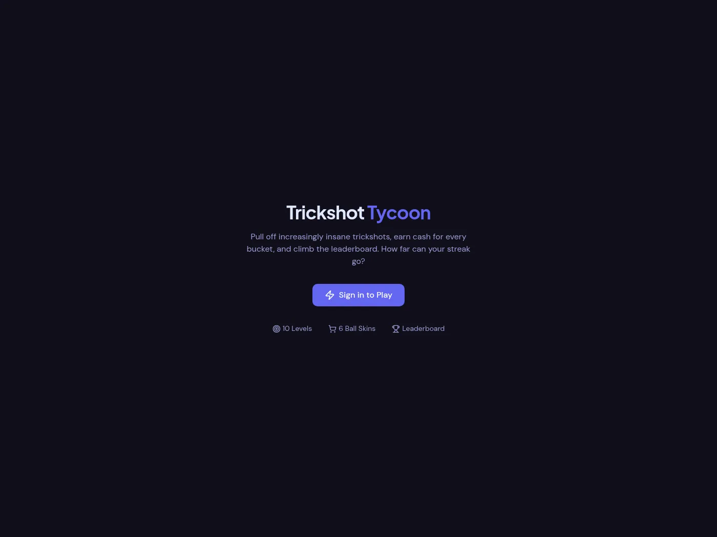 Trickshot Tycoon