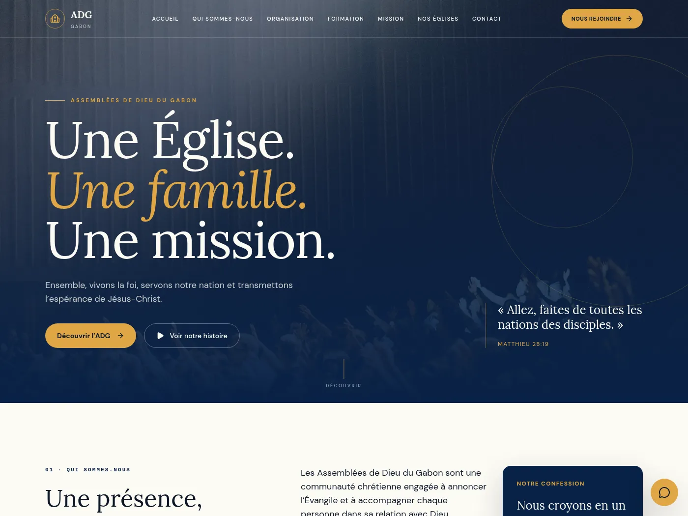 ADG Modern Website