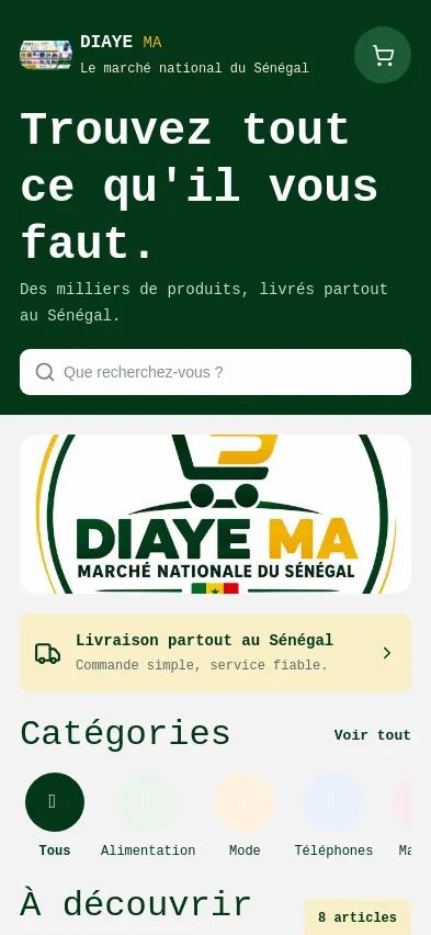 DiayeMA Marketplace Mobile