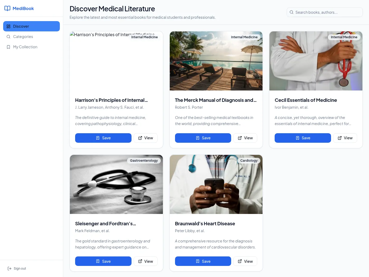 MediBook Finder