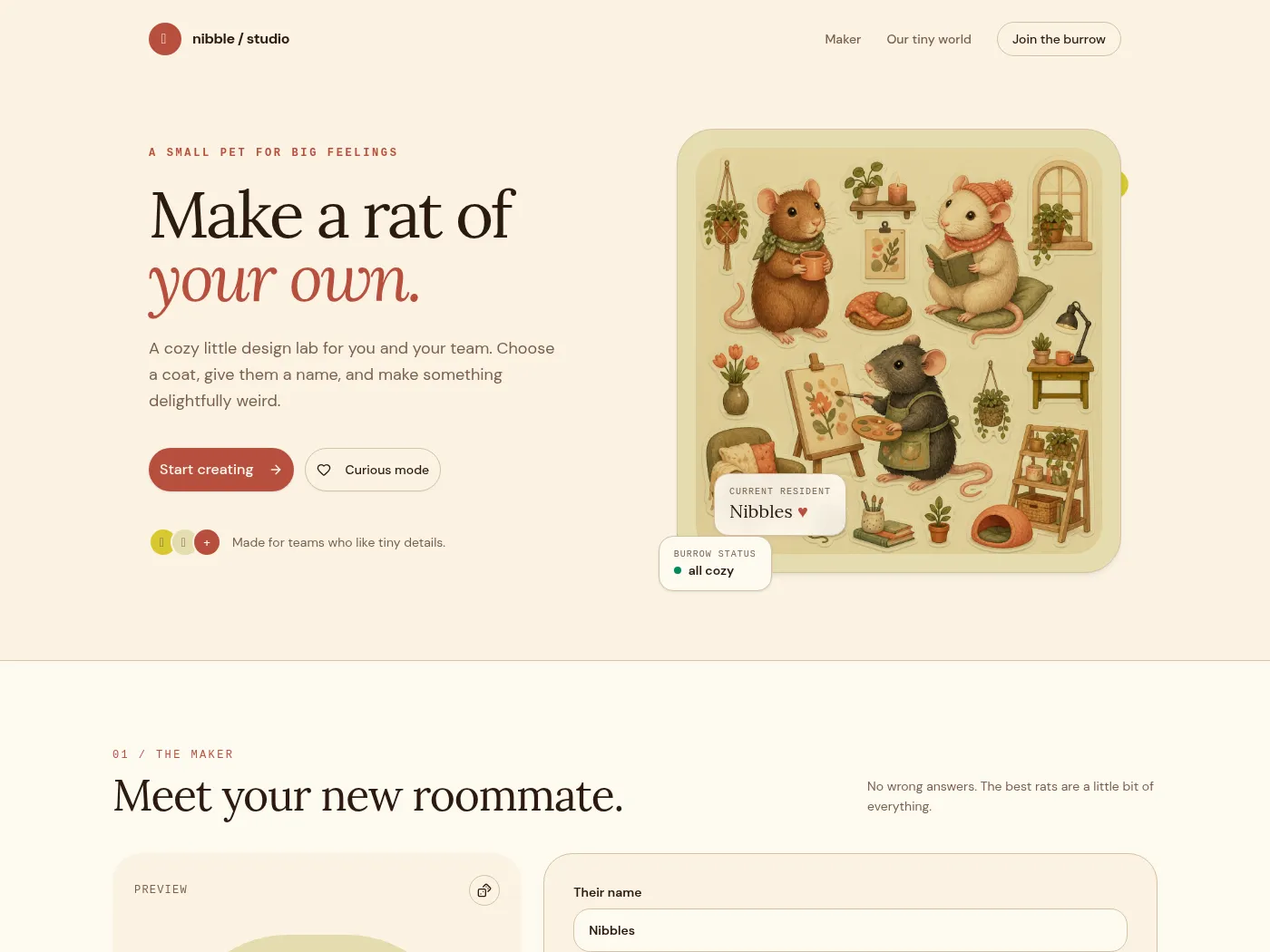 Rat Pet Maker