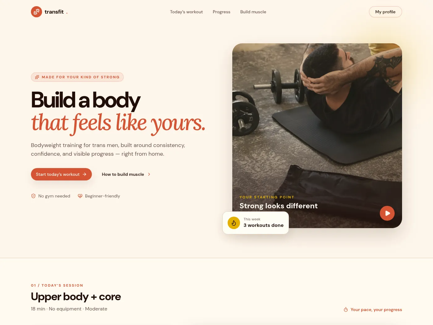 TransFit Home Workouts