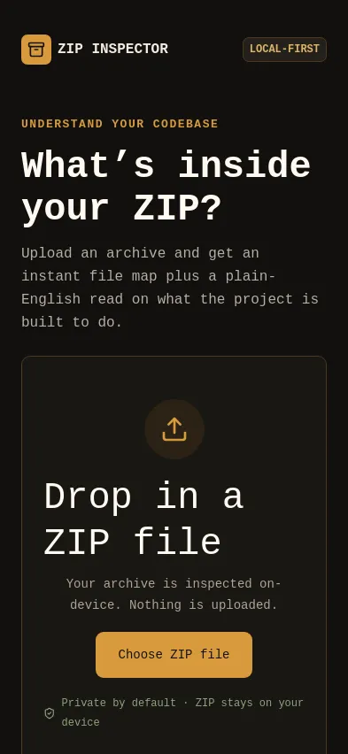 Zip Inspector
