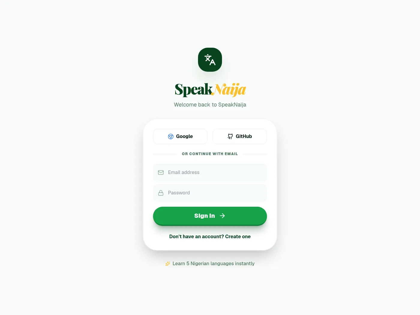 Naija Translator App (Remix)