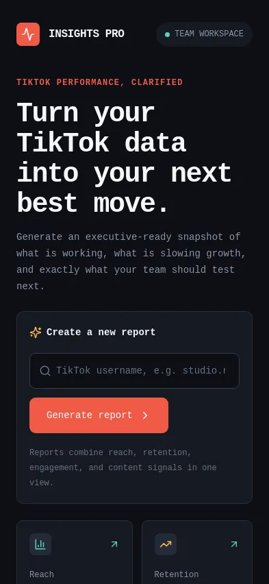 TikTok Insights Pro