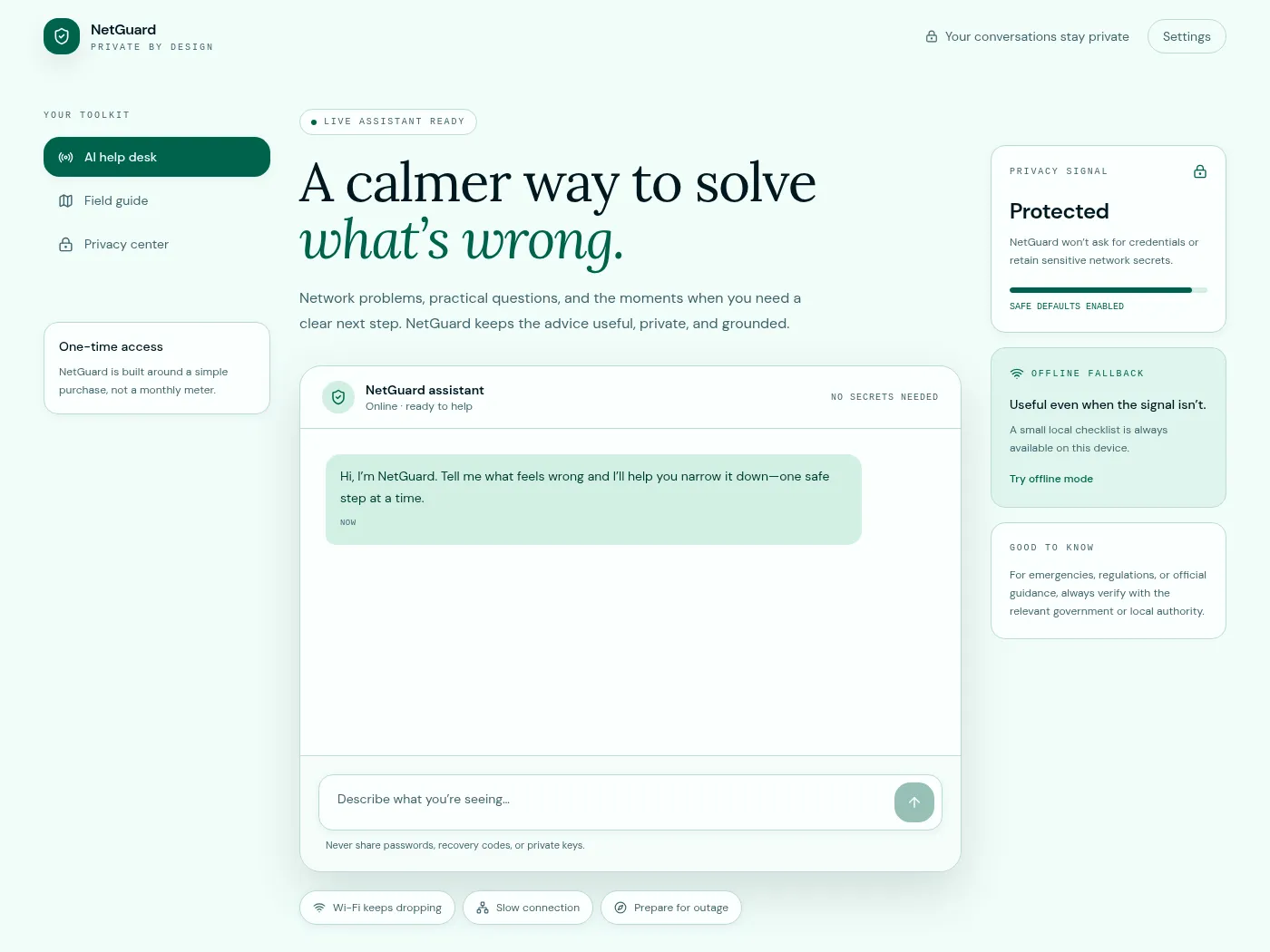 NetGuard AI Assistant