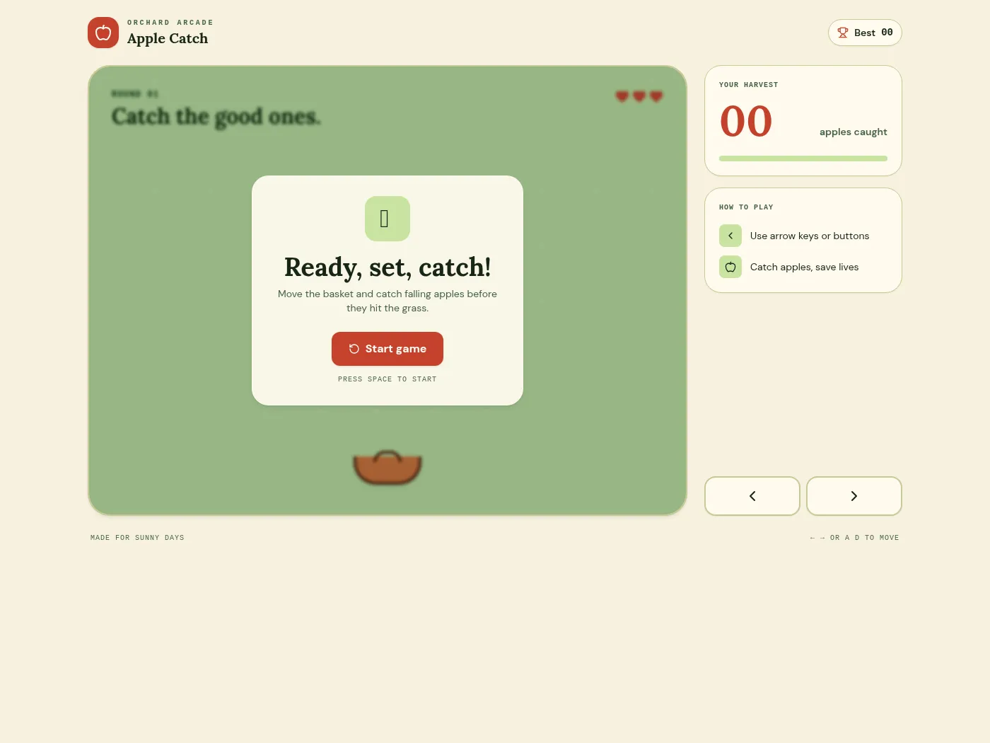 Apple Game Quest
