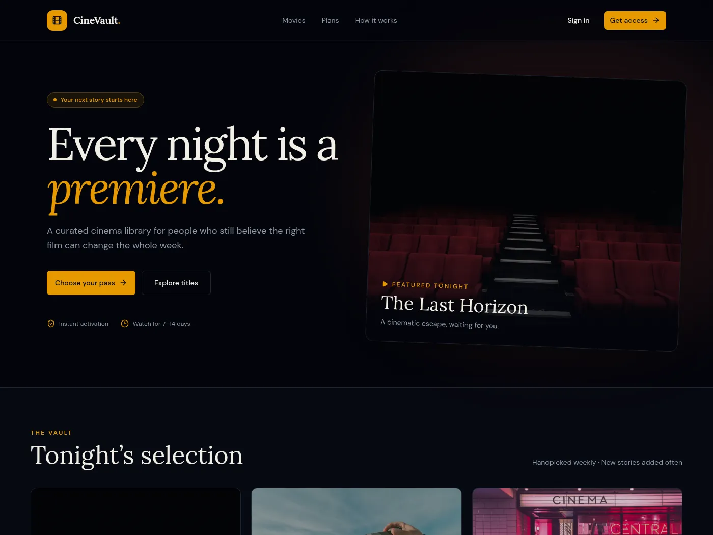 Movie Plan Portal