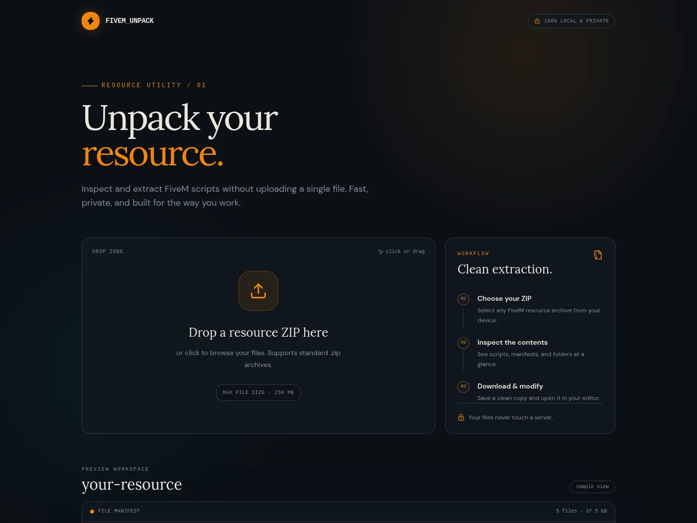 FiveM Unpack Free