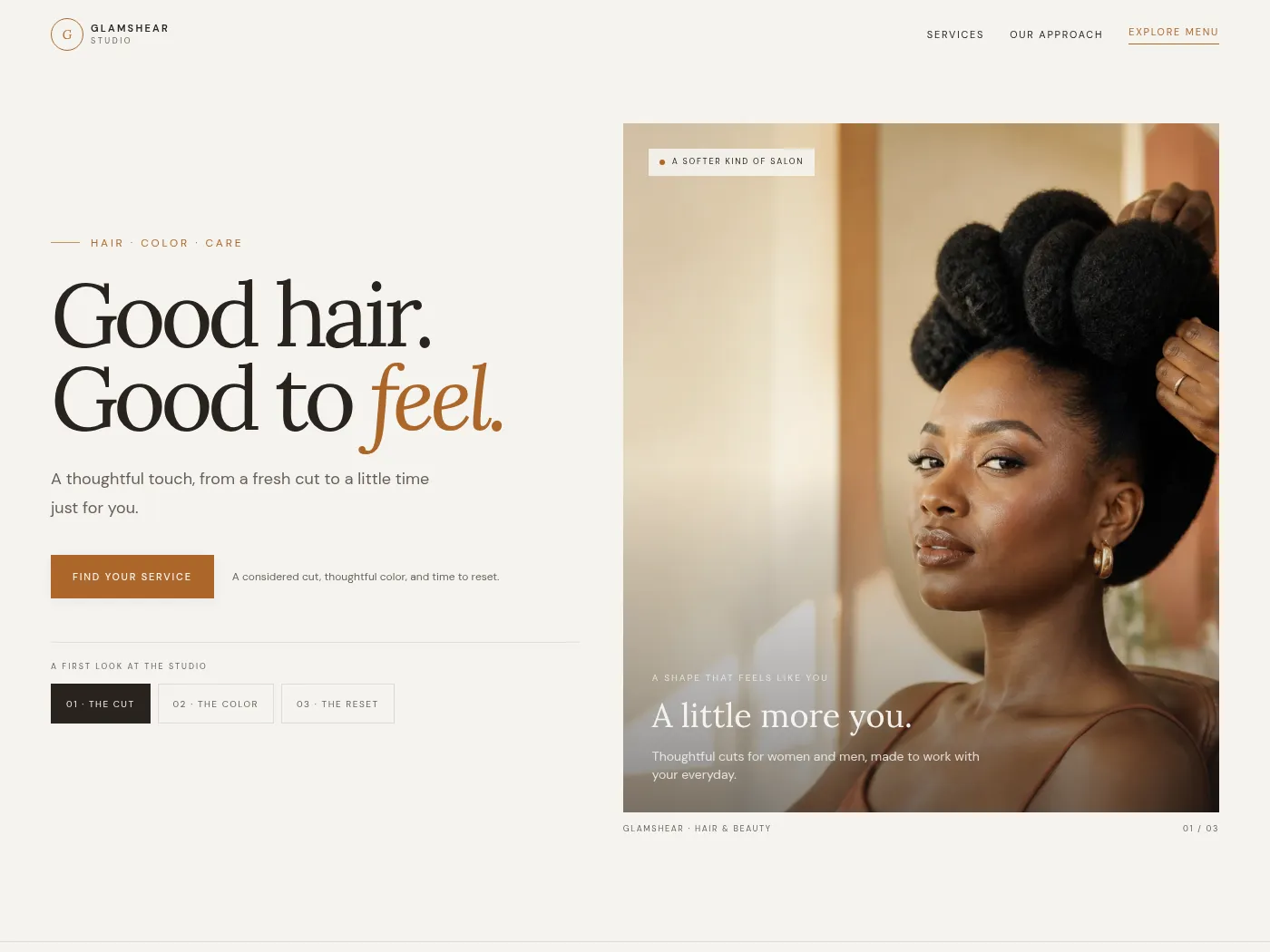 GlamShear Studio Site