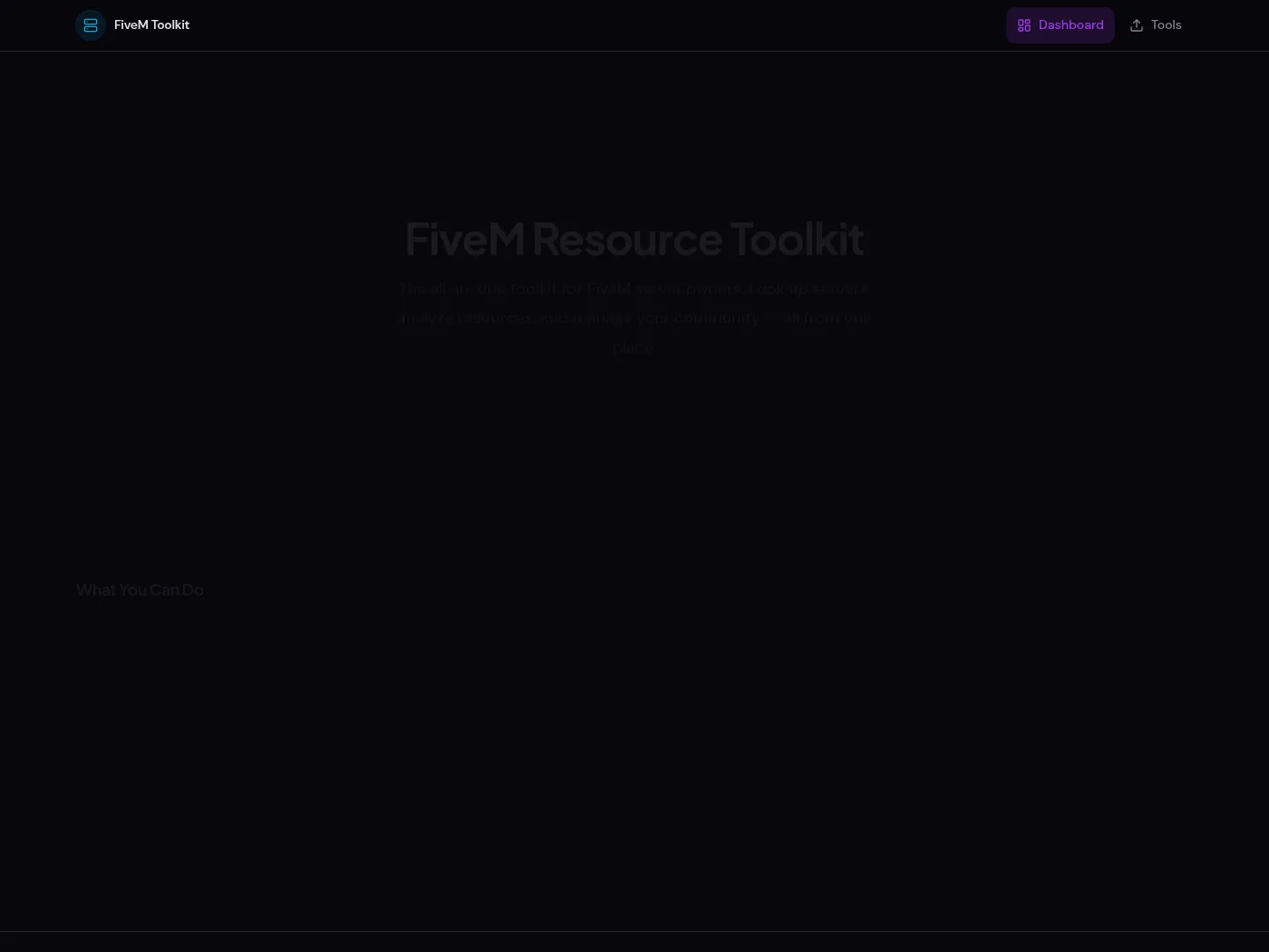 FiveM Resource Toolkit