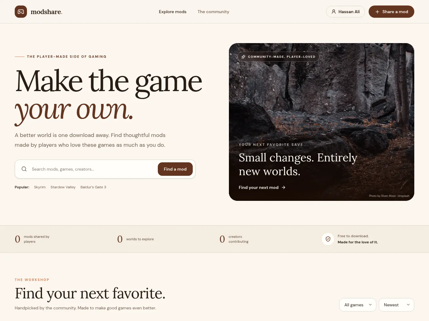 ModShare Community Hub