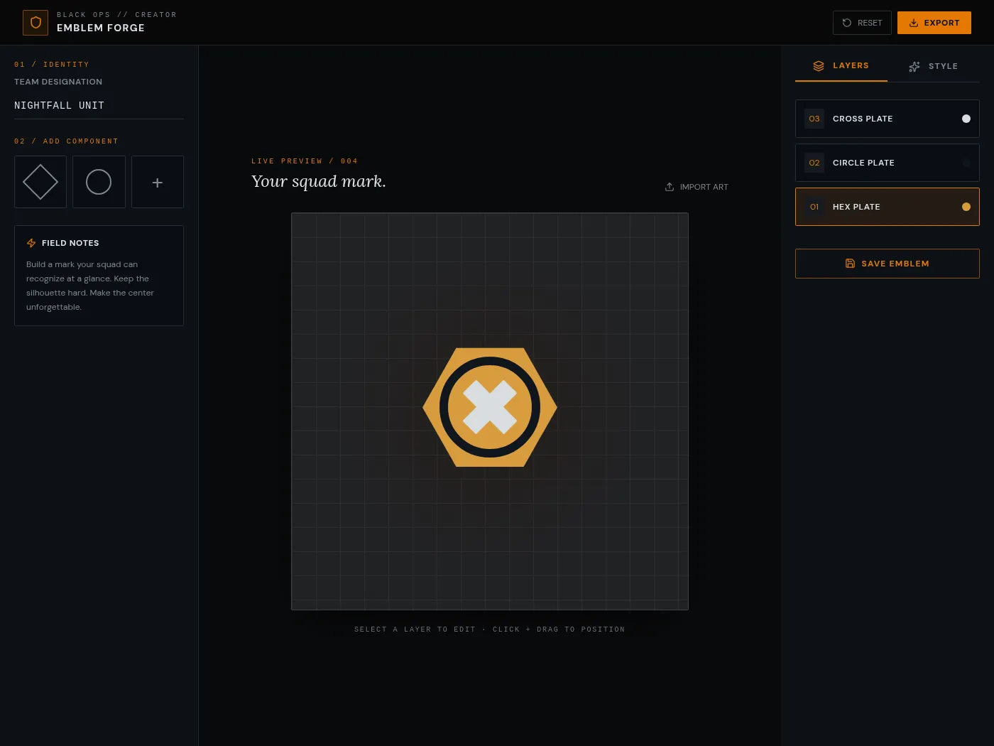 BO3 Emblem Creator