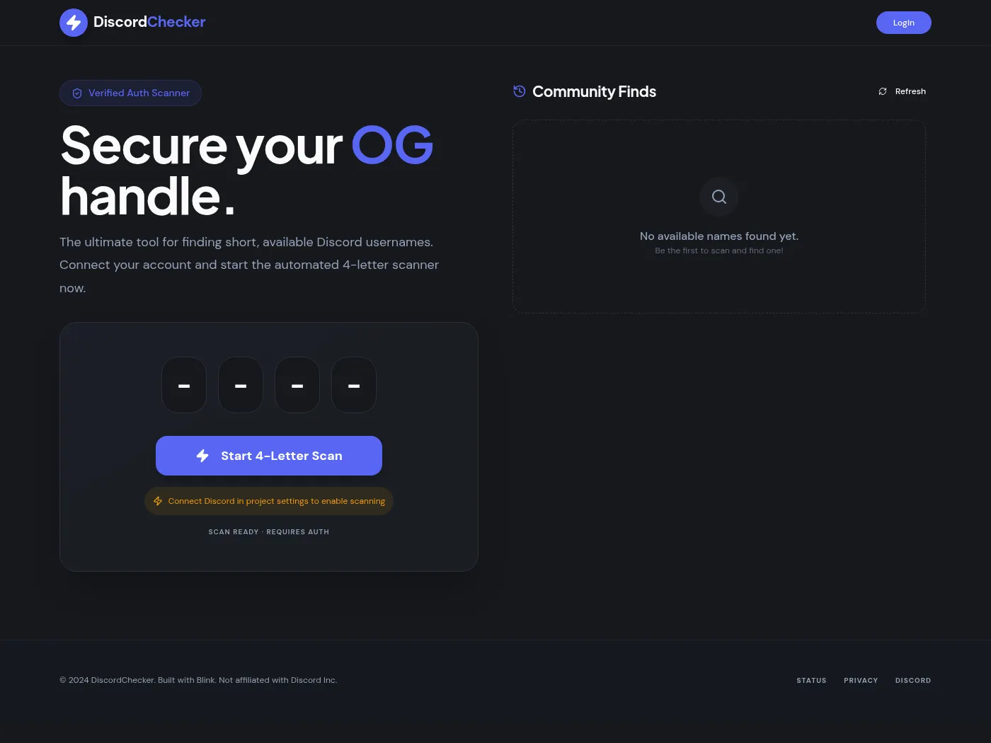 Discord Name Checker