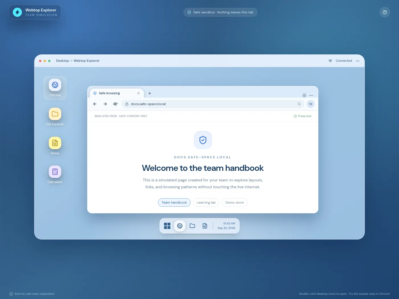 Win11 Webtop Explorer