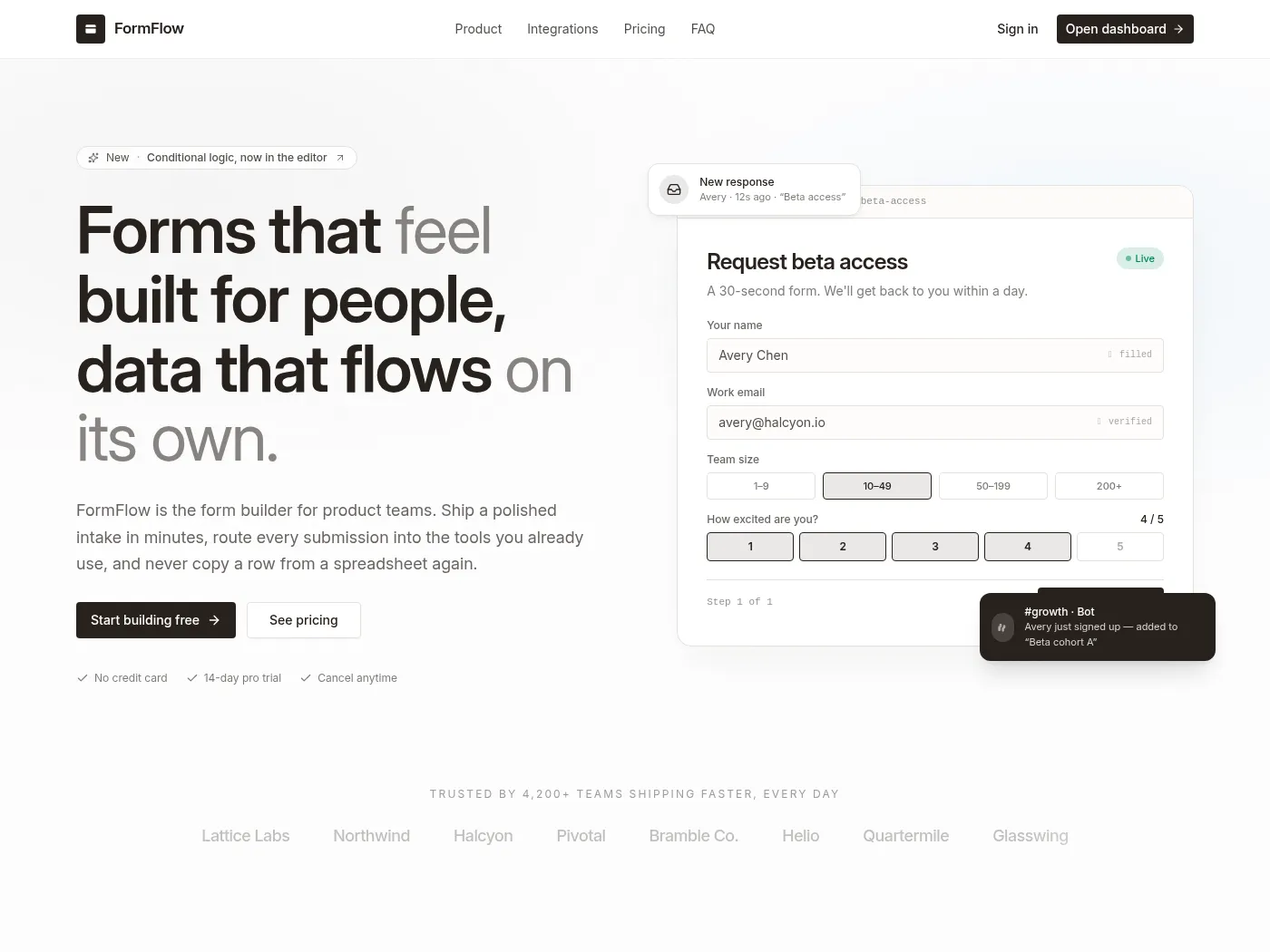 FormFlow SaaS Platform