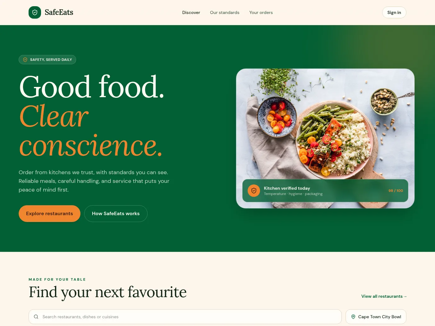 SafeEats Delivery