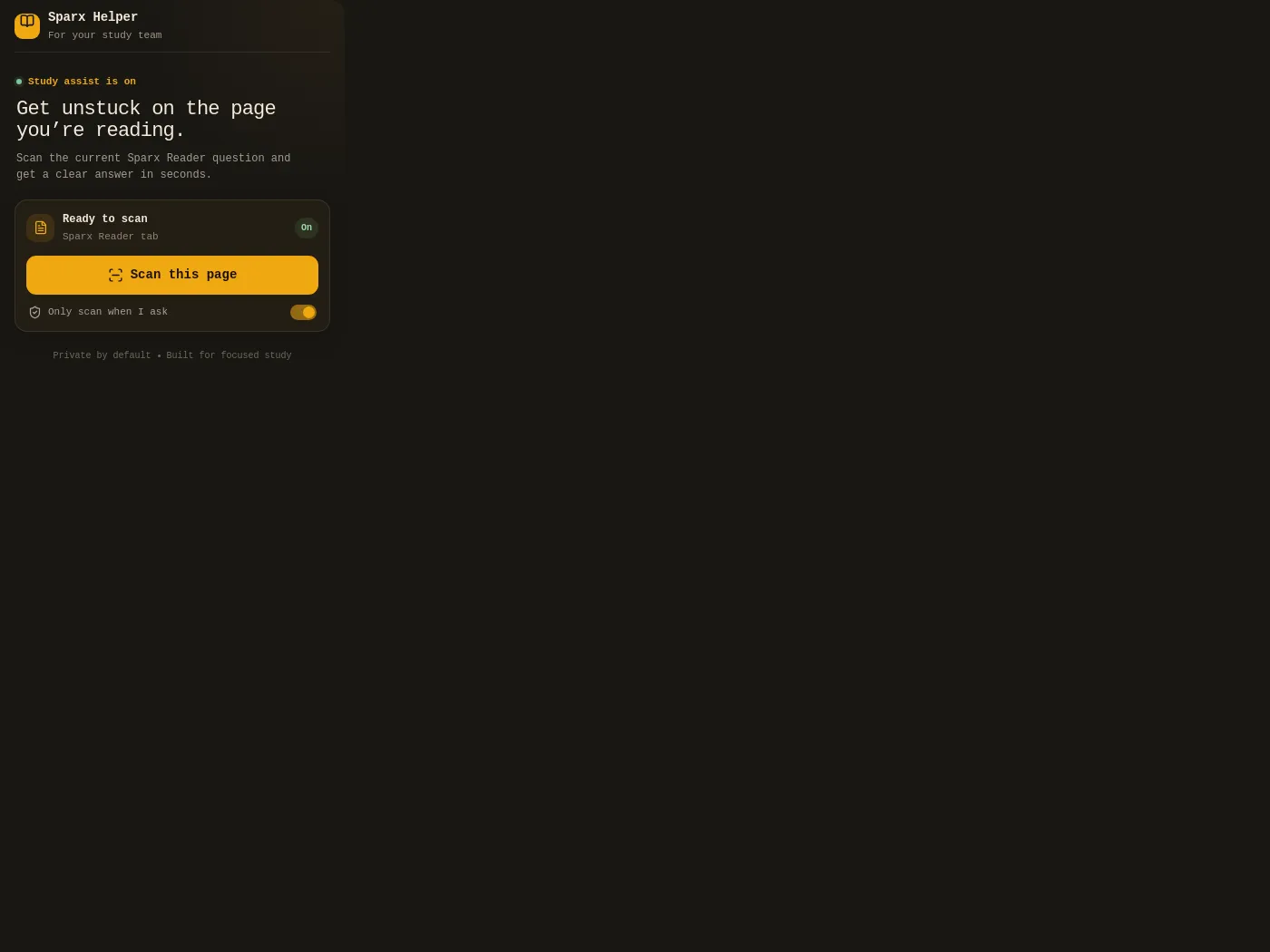 Sparx AI Helper