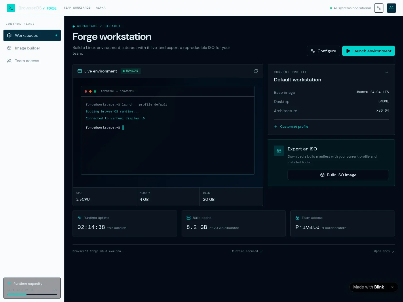 BrowserOS Forge