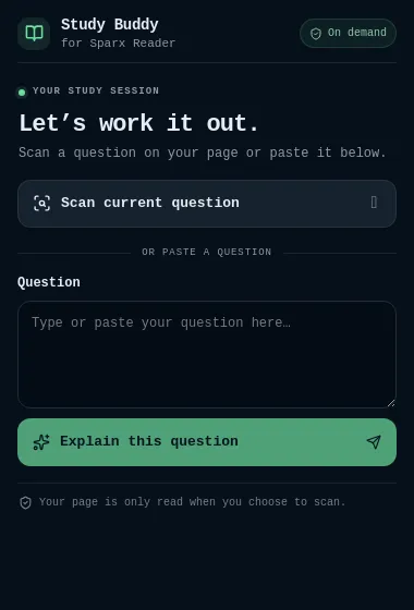 Sparx AI Answer Buddy