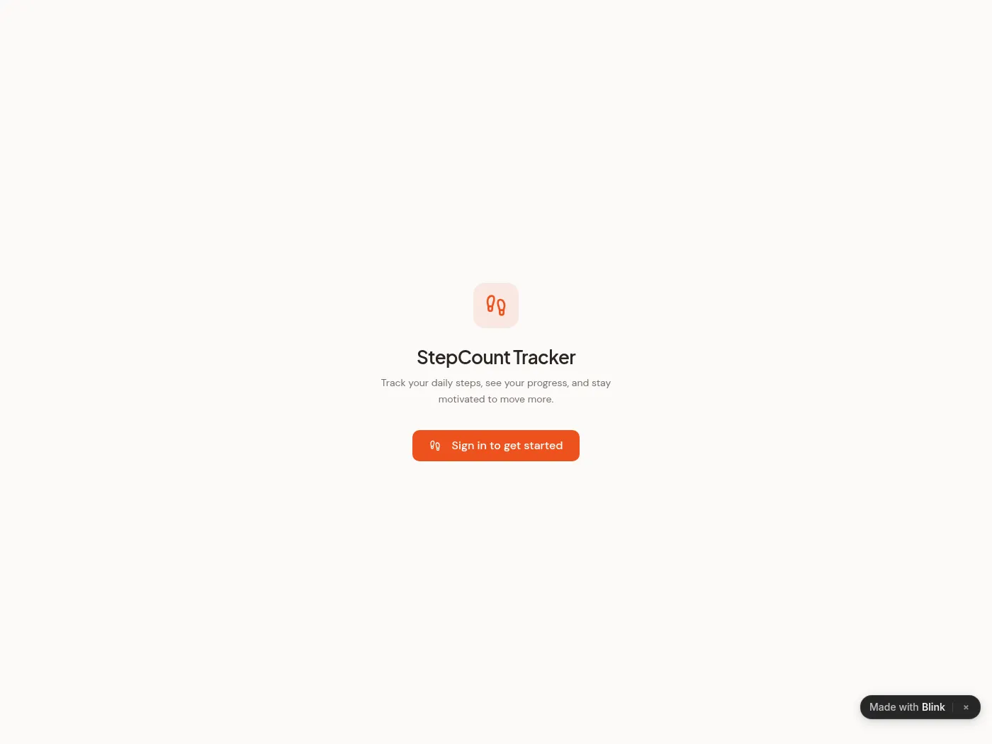 StepCount Tracker