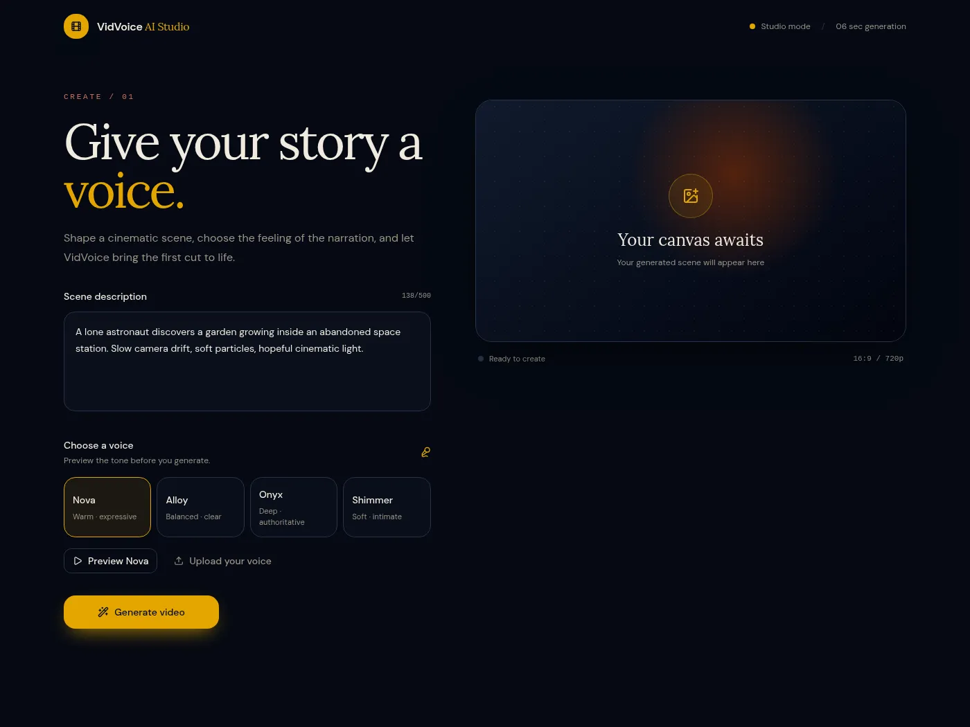 VidVoice AI Studio