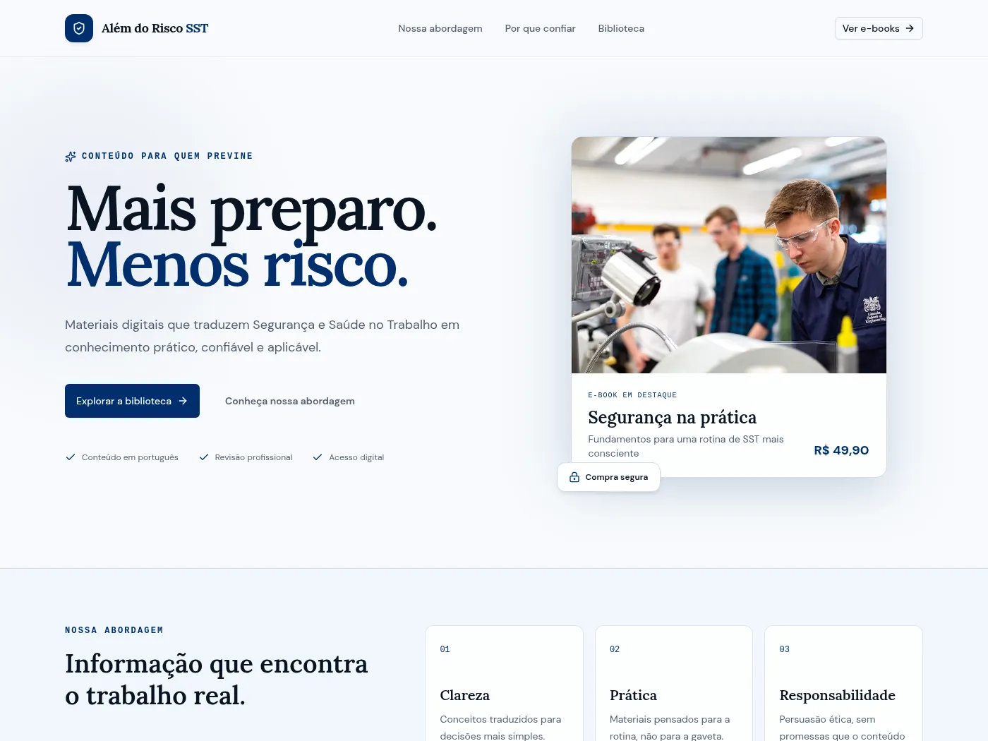 Além do Risco Ebooks