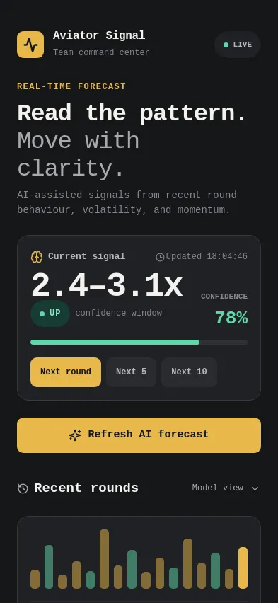 Aviator Signal Predictor
