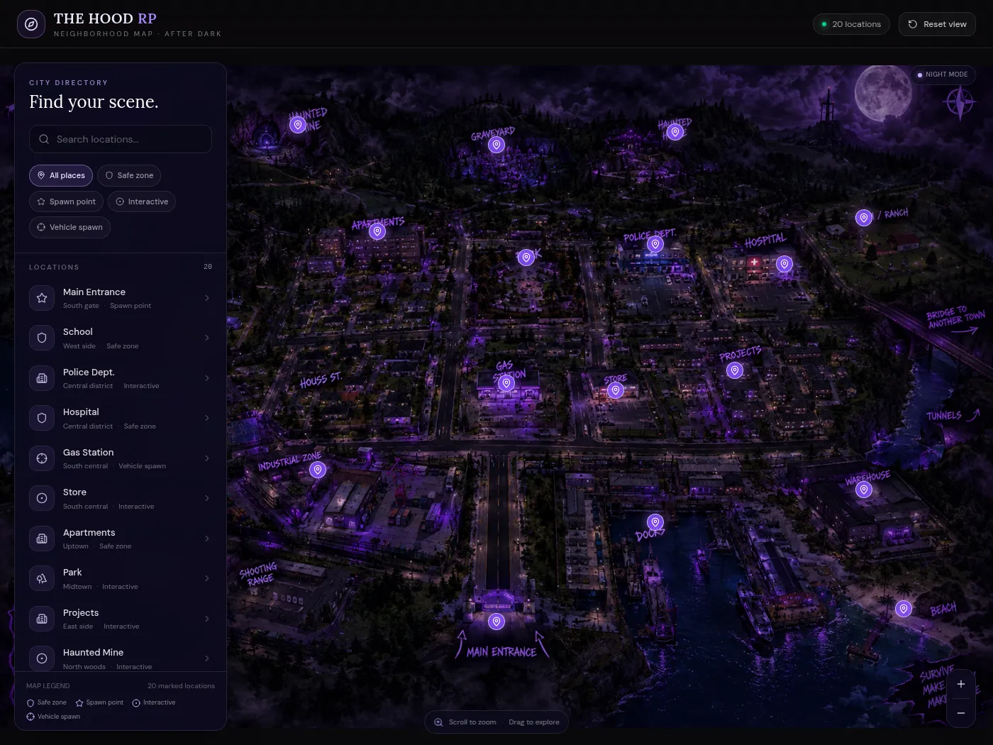 Hood Roleplay Map Viewer