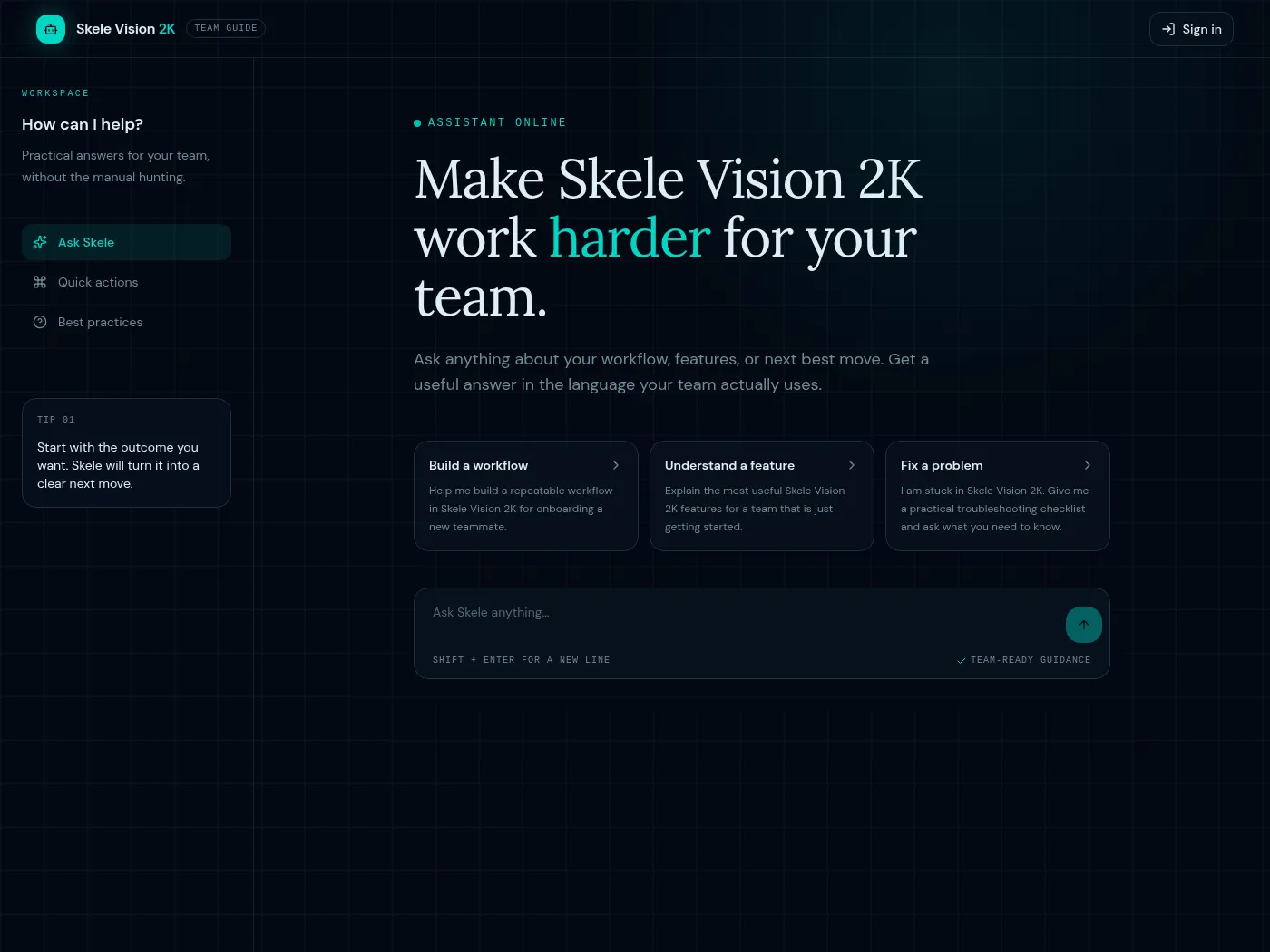 Skele Vision 2K Assistant