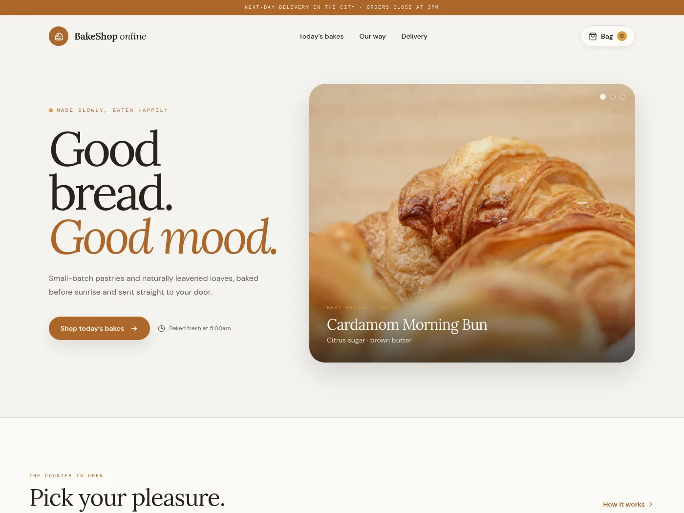 BakeShop Online