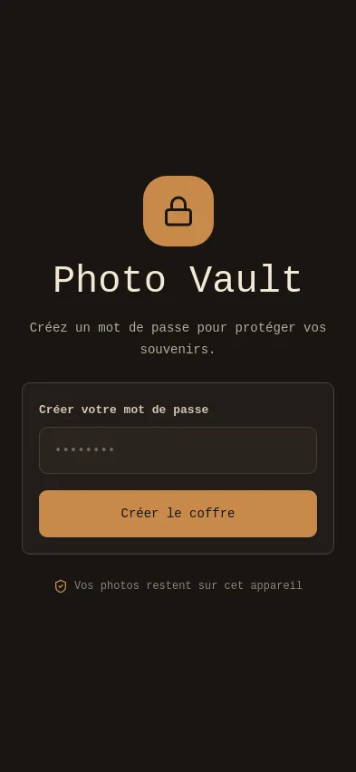 Photo Vault Locker