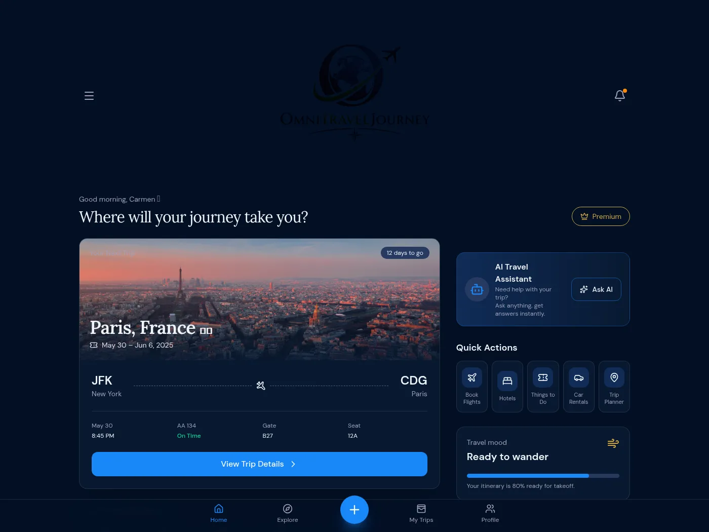 Wanderly Travel App