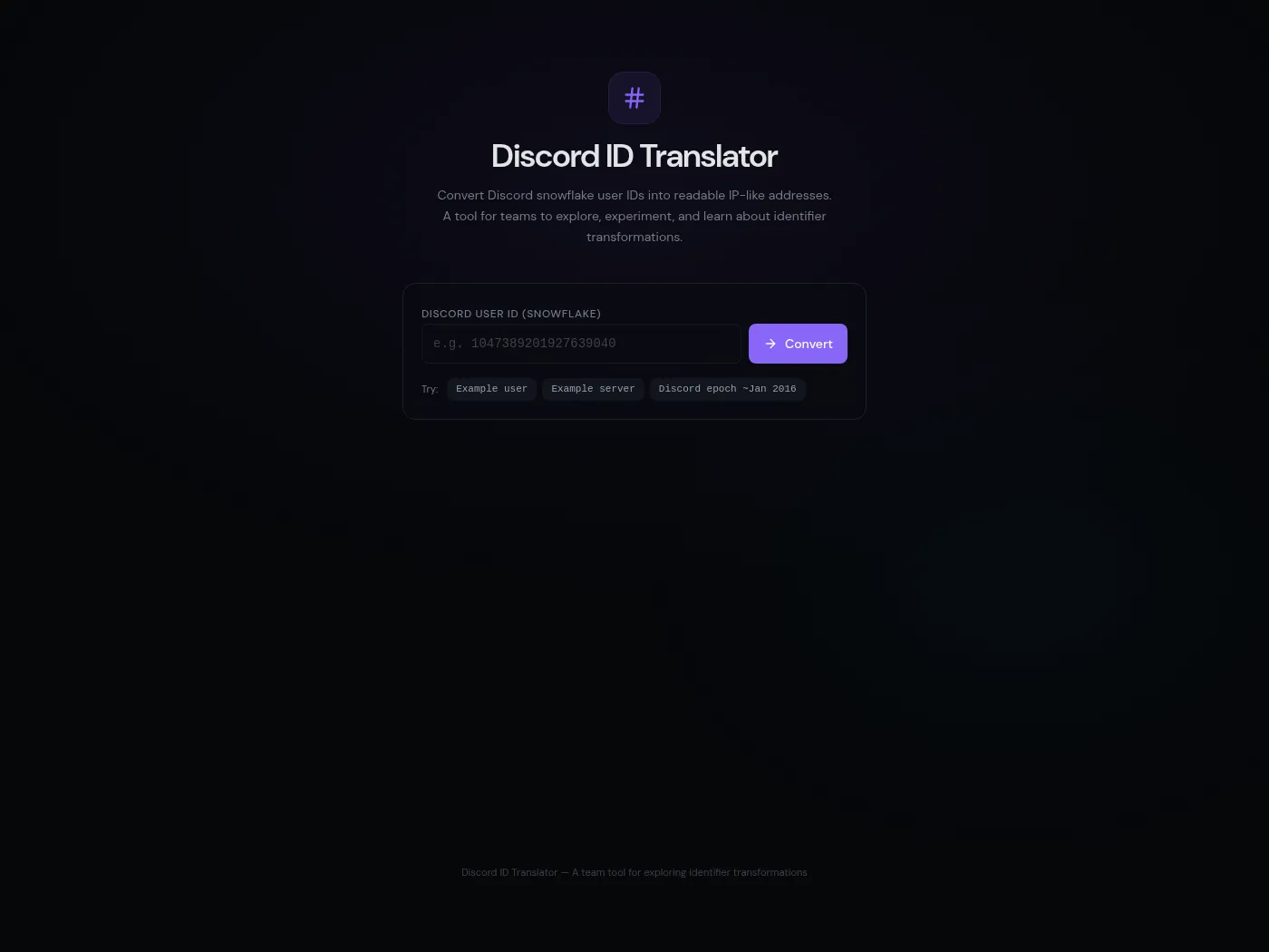 Discord ID Translator
