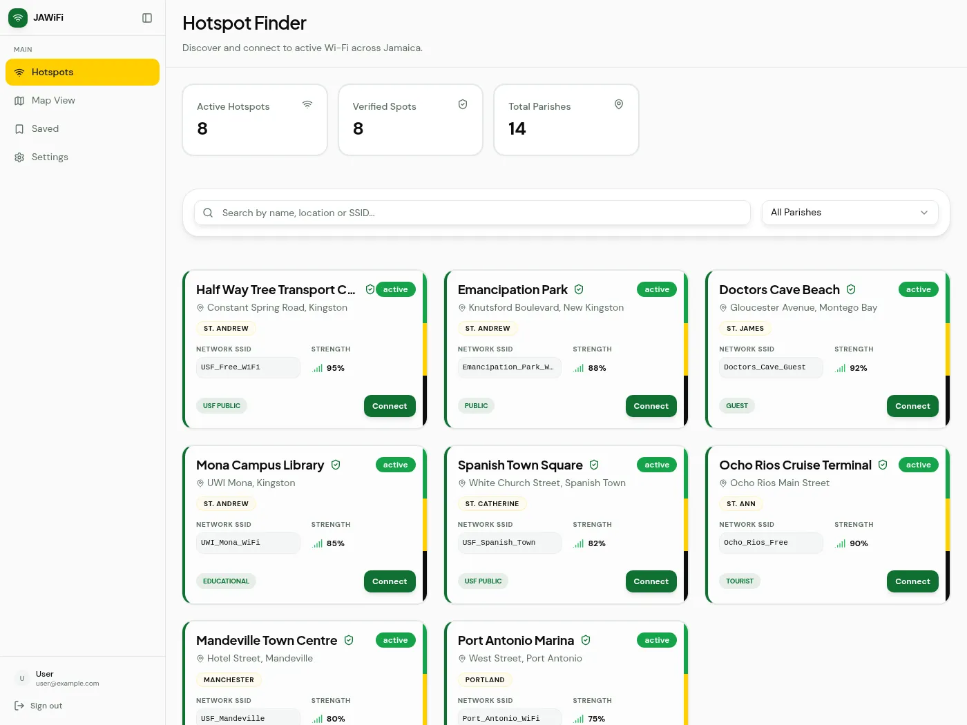 JAWiFi Hotspot Finder