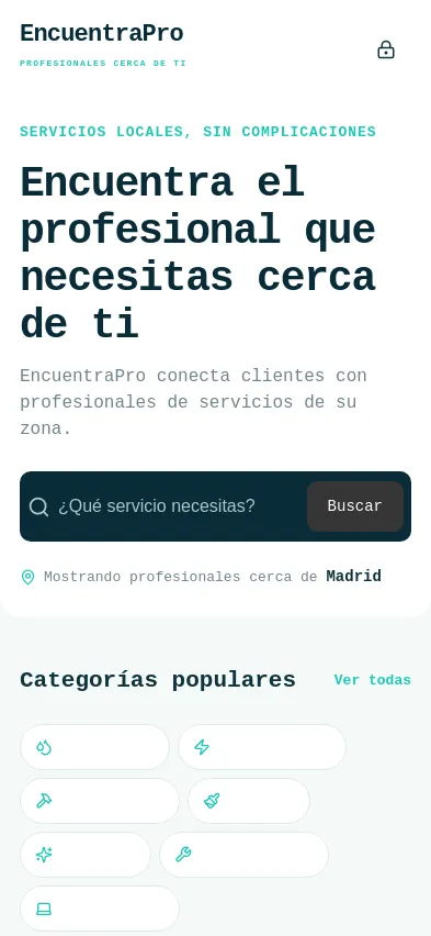 EncuentraPro App