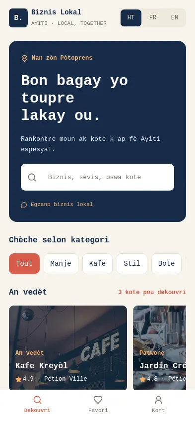 Biznis Lokal App
