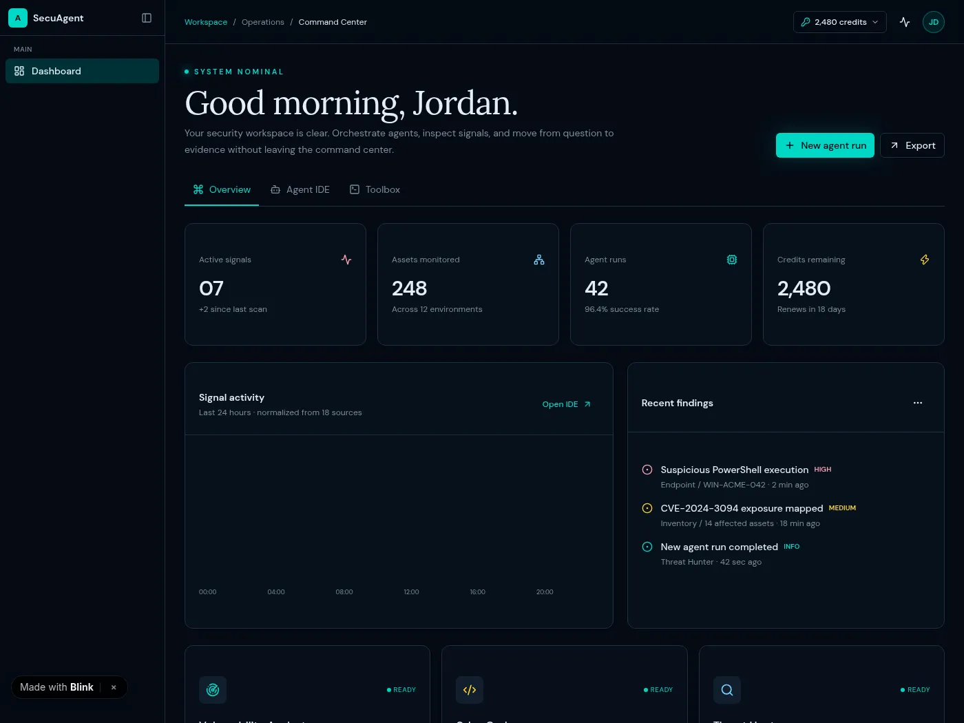 SecuAgent AI Platform