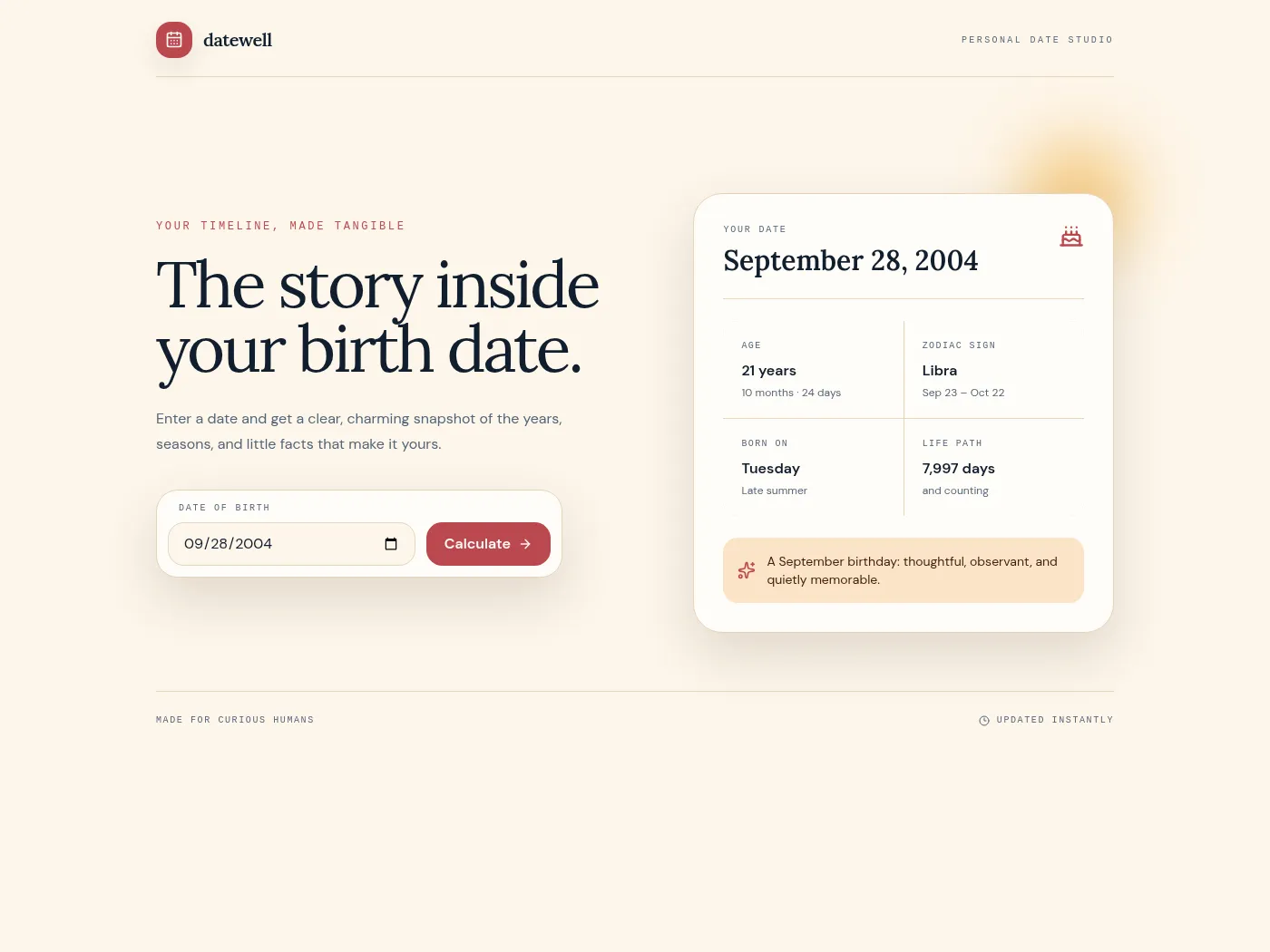 DOB Formatter Tool