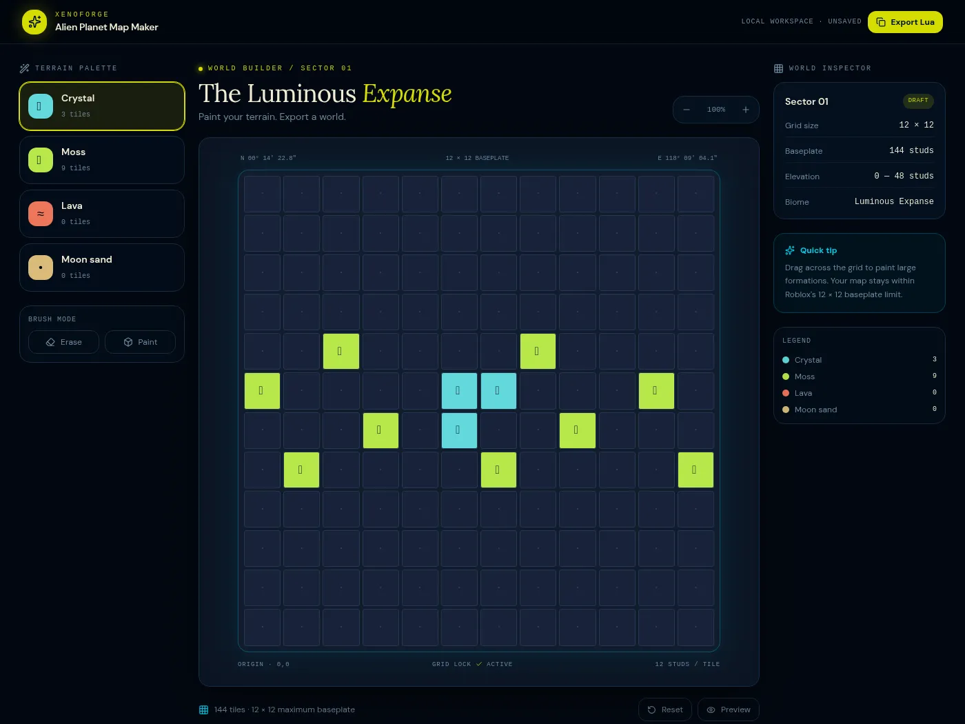Alien Planet Map Maker