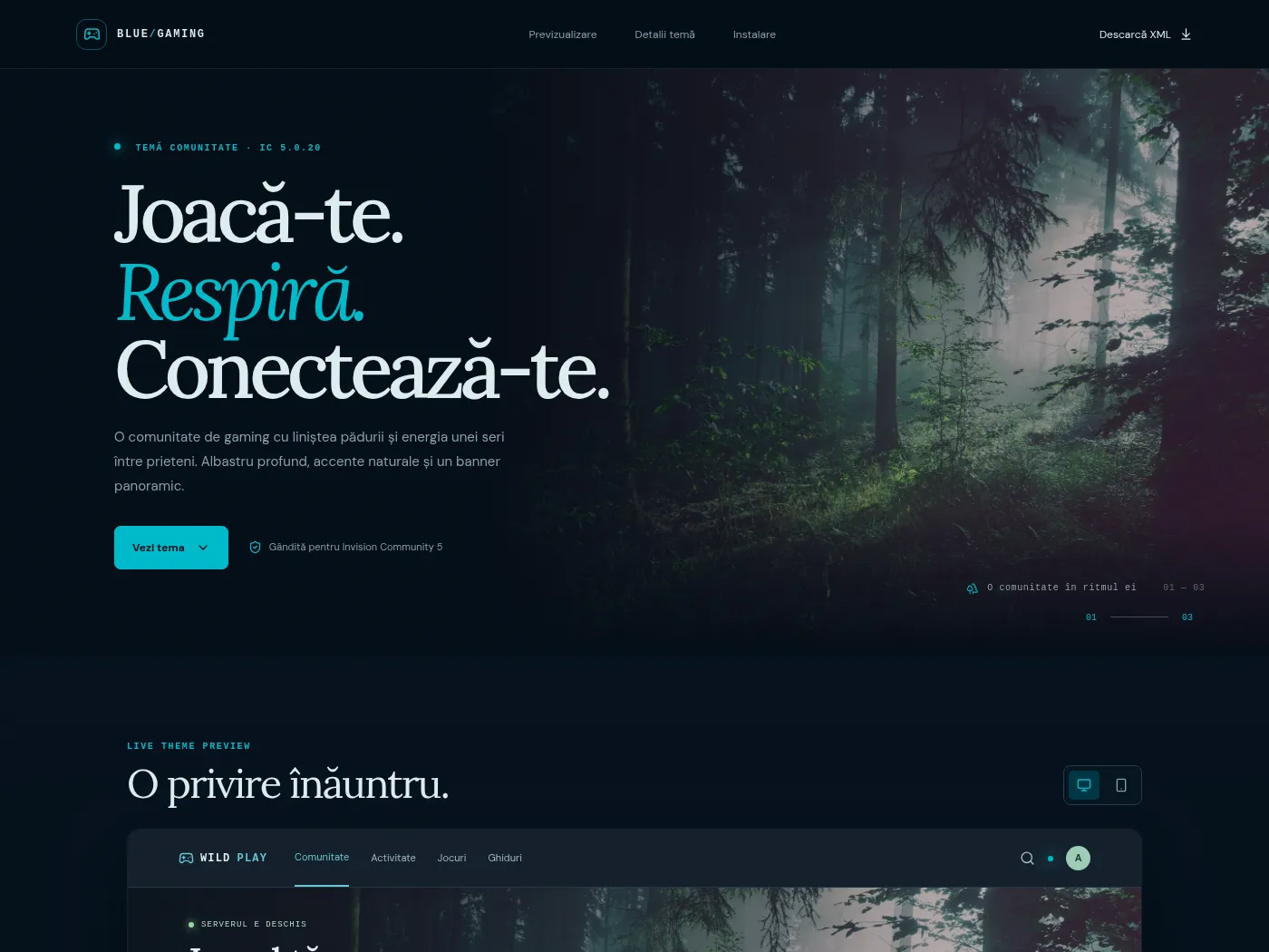 Blue Gaming IC Theme