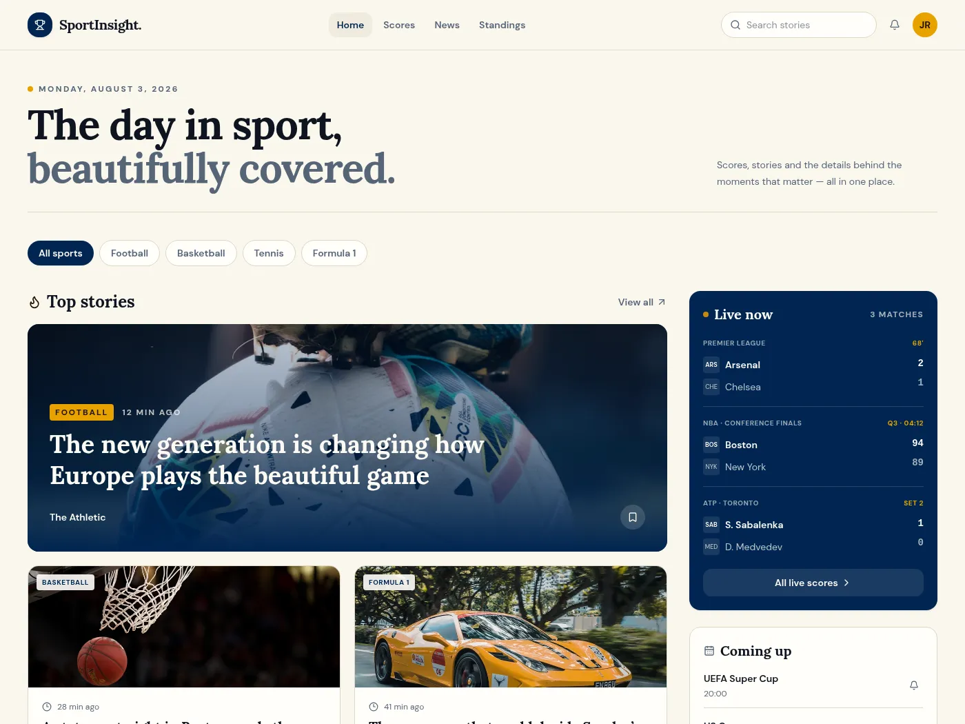 SportInsight Hub