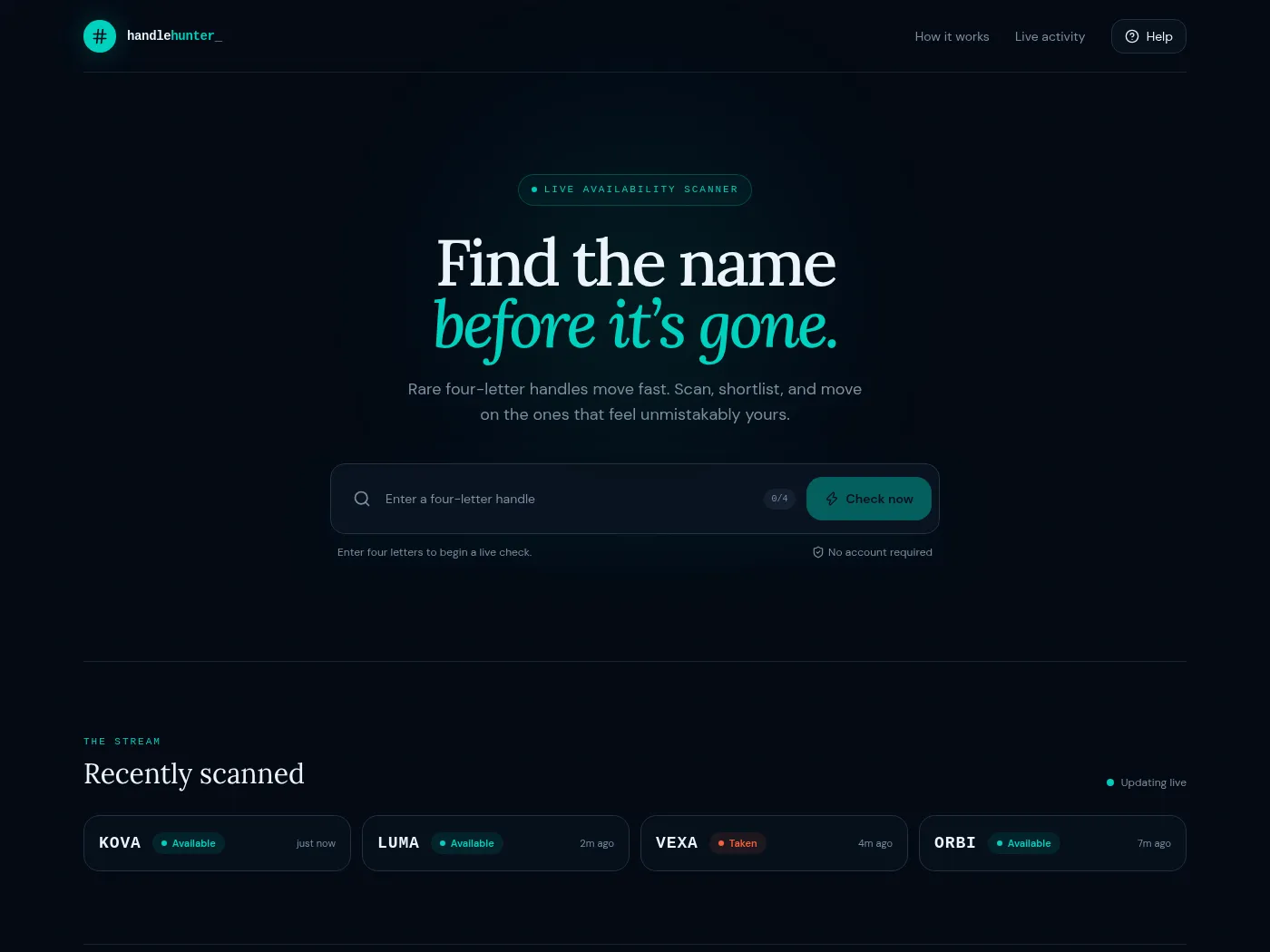 Discord Handle Hunter