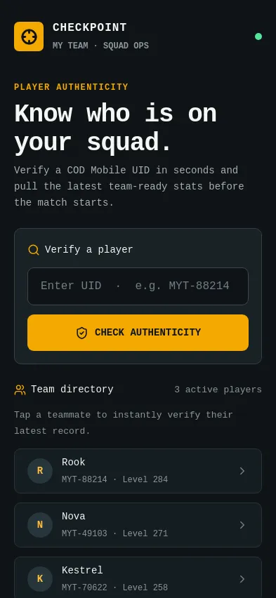 COD Mobile Authenticator