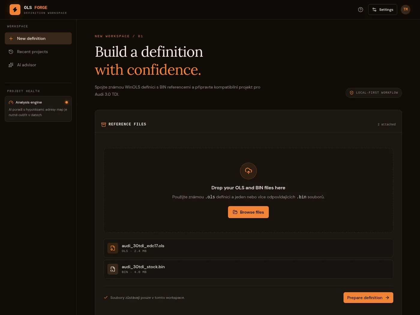 OLS File Definer