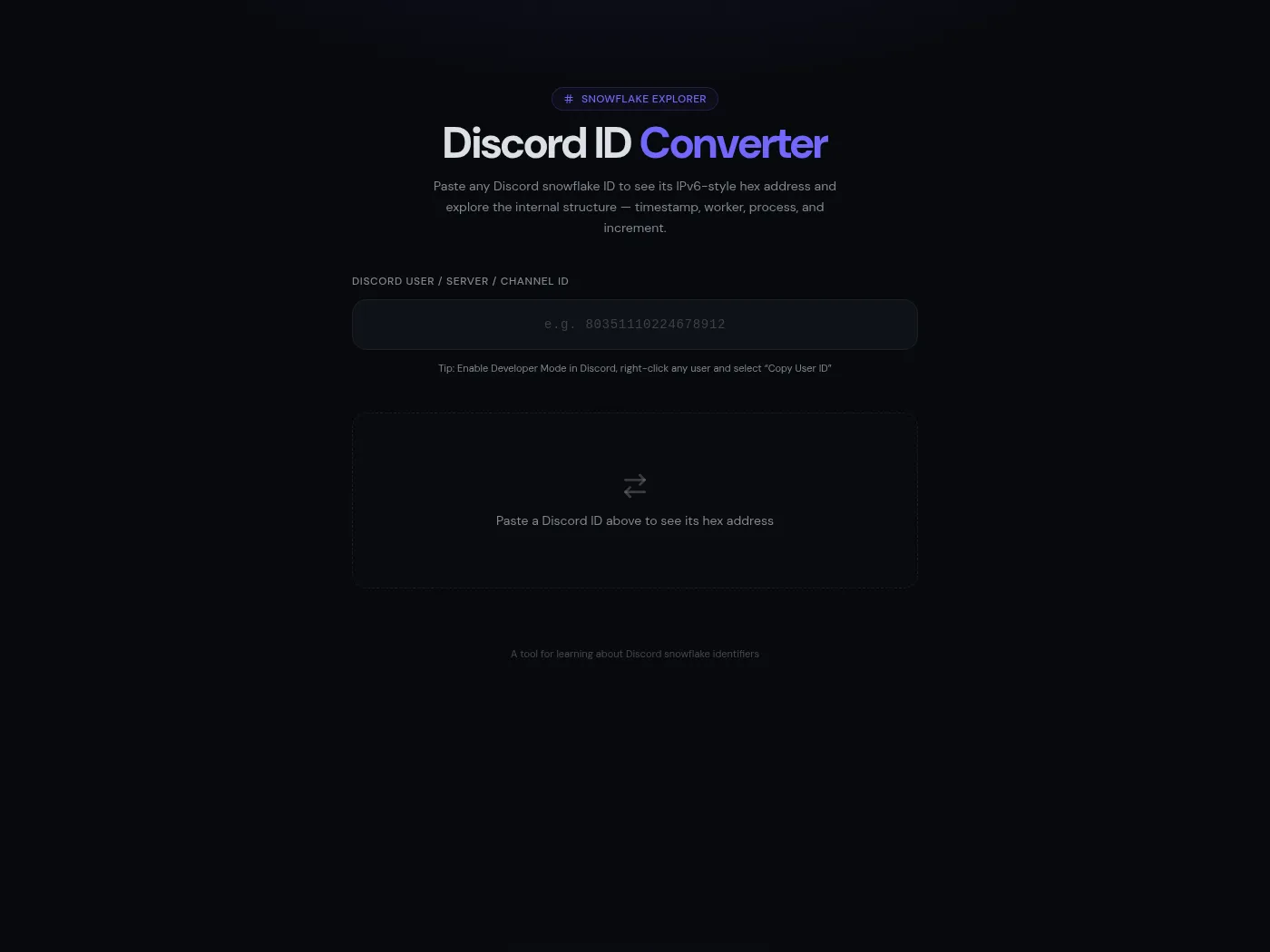 Discord ID Converter