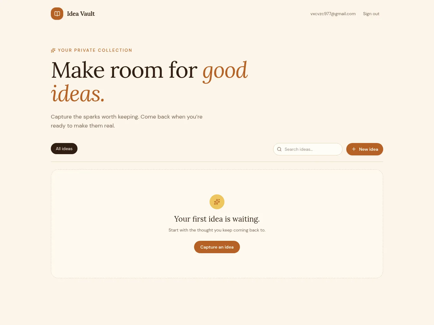 Idea Vault
