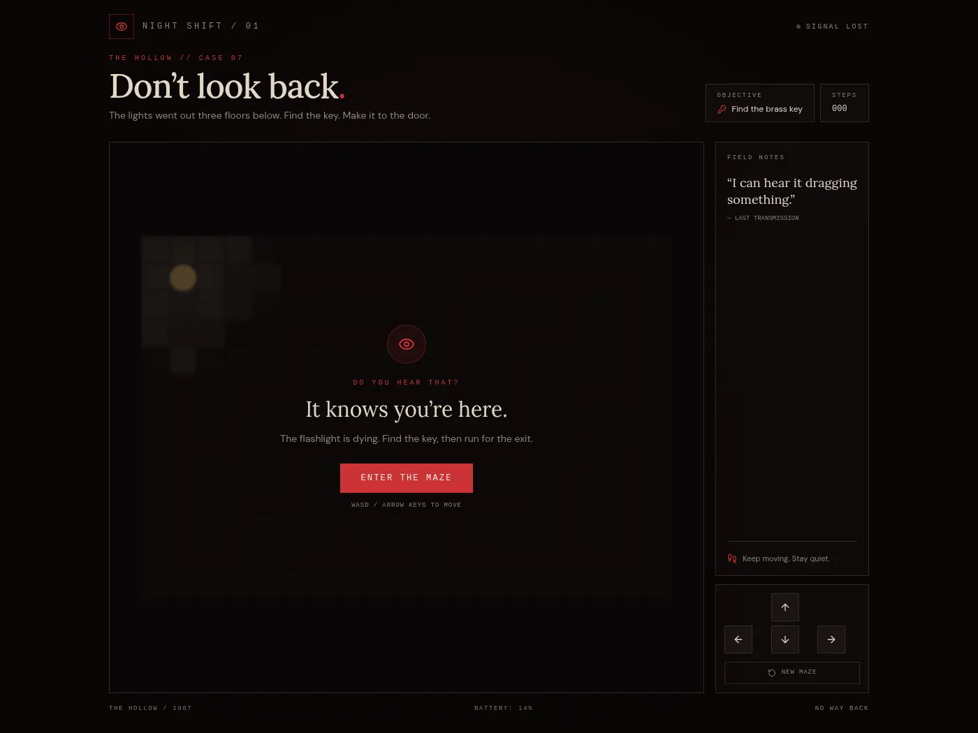 Dark Maze Horror Game