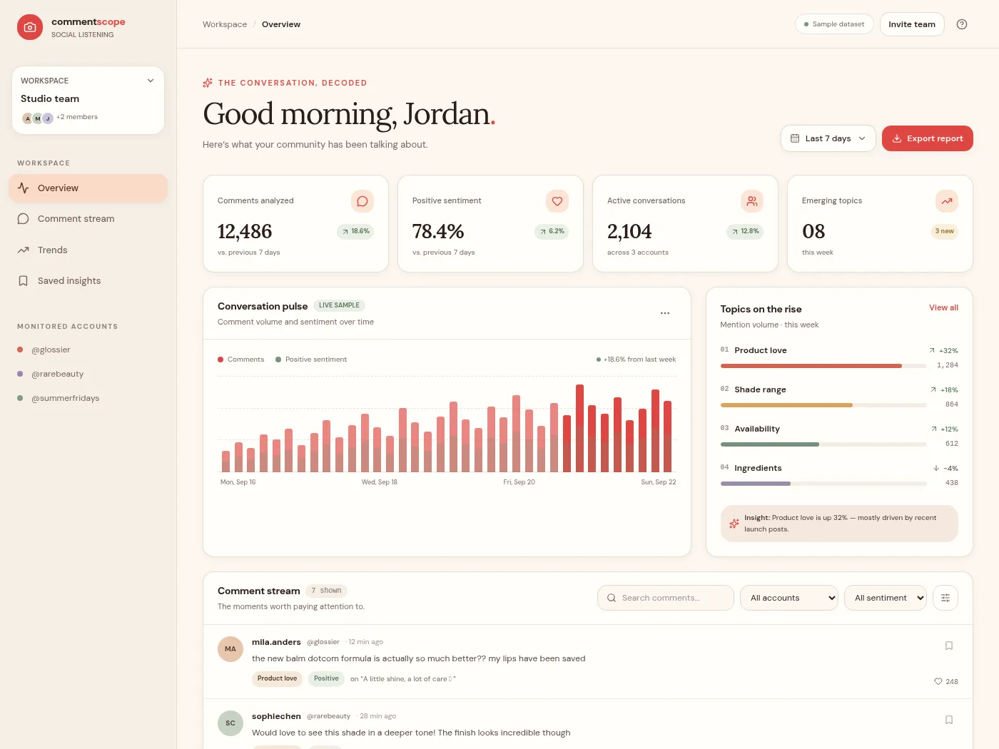 InstaComment Insights
